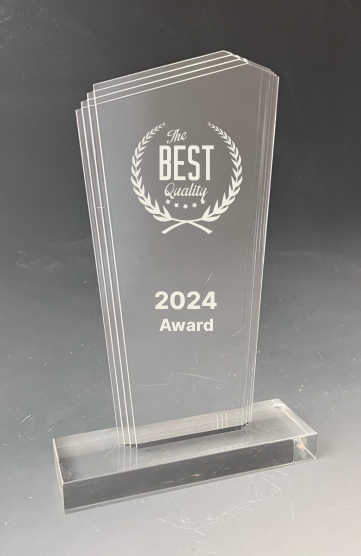 Trophée plexiglass ENZO Tryje-trophée