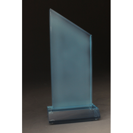 Trophée plexiglass peak bleu Tryje-trophée
